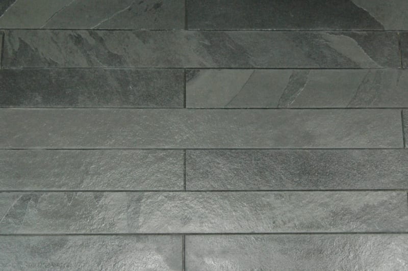 Strip Cladding Calibrated Cleft Slate Black - A House of Stone Ltd