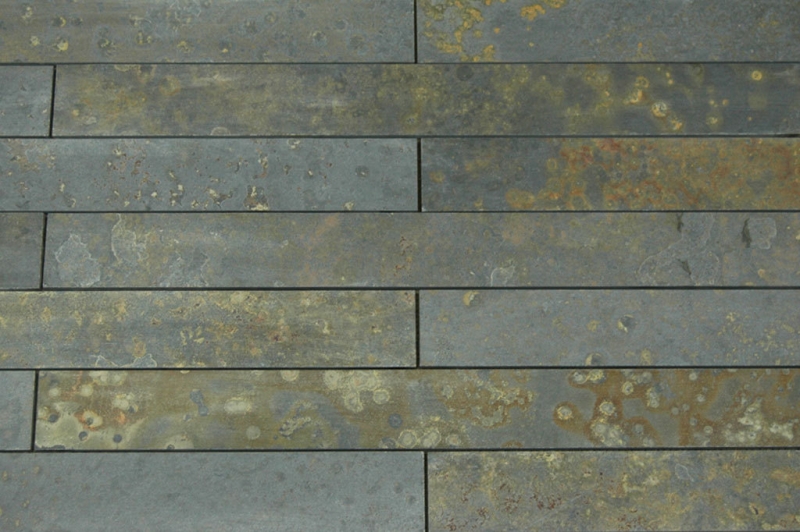 Strip Cladding Calibrated Cleft Slate Multi-Coloured - A House of Stone Ltd