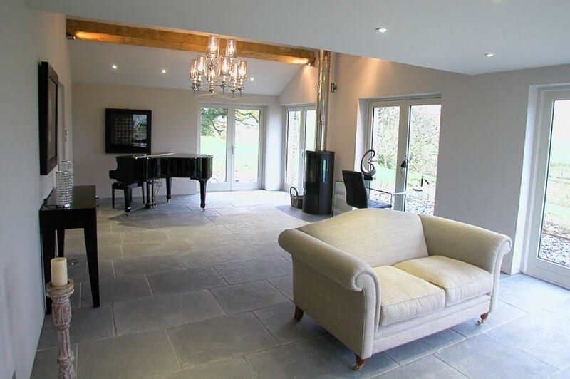 Winster Tumbled Limestone Flags - A House of Stone Ltd