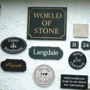 Natural Stone Signs - A House of Stone Ltd